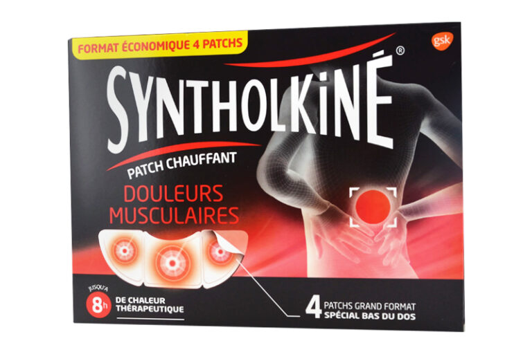 SYNTHOLKINE patchs chauffants Grand format 4 patchs - Pharma ...