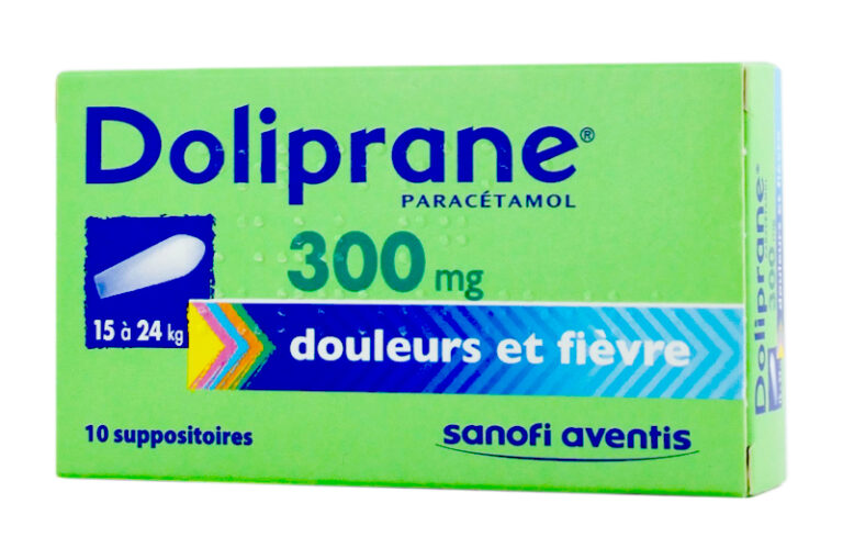 DOLIPRANE enfants 300 mg 10 suppositoires - Pharma-Médicaments.com