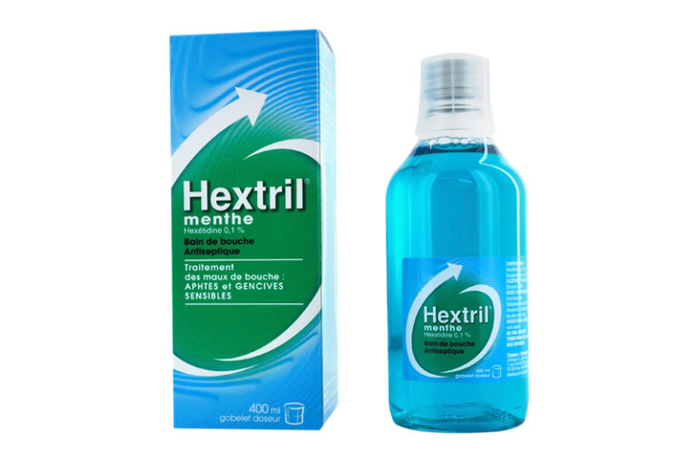 HEXTRIL MENTHE 0,1% bain de bouche 400 ml - Pharma-Médicaments.com