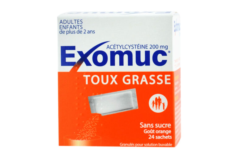 EXOMUC 200 mg 24 sachets - Pharma-Médicaments.com