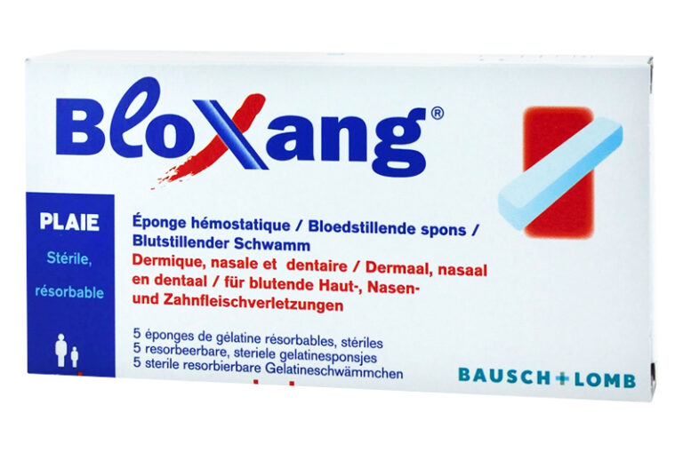 BLOXANG 5 éponges hémostatiques - Pharma-Médicaments.com
