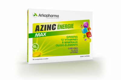 ARKOPHARMA Azinc Energie Max 30 comprimés - Pharma-Médicaments.com