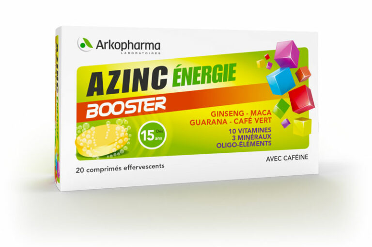 ARKOPHARMA Azinc Energie Booster 20 comprimés effervescents - Pharma ...